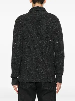 Eleventy Button-down Knitwear With Shawl Collar