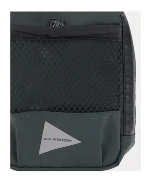 AND WANDER Mesh Pocket Shoulder Bag