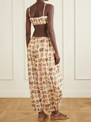 Farm Rio Patterned Short Tank Top