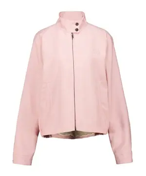 Miu Miu Logo-embroidered Jacket - Pink