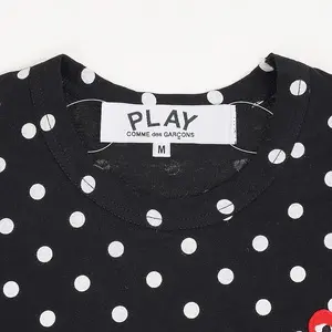 Comme Des Garçons Polka Dot Long-sleeved T-shirt