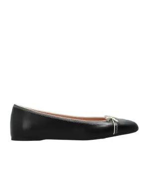 Valentino Garavani Round-toed Ballet Shoes - Black