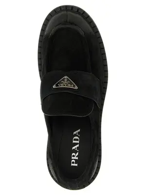 Prada Suede Loafers