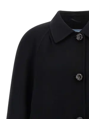 Prada Single-breasted Long Coat