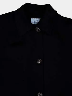 Prada Single-breasted Long Coat