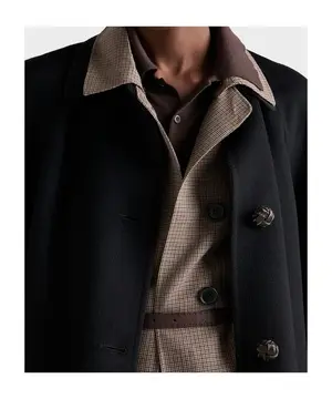 Prada Single-breasted Long Coat