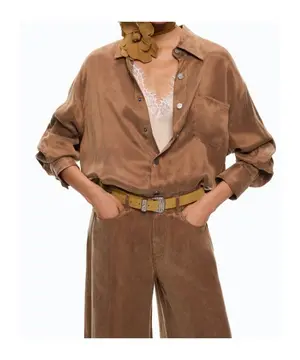 Pinko Love Birds Intarsia Buttoned Shirt