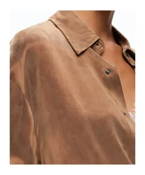 Pinko Love Birds Intarsia Buttoned Shirt