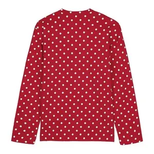Comme Des Garçons Polka Dot Long-sleeved T-shirt