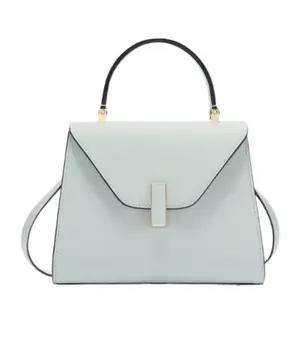 VALEXTRA Iside Top Handle Mini Bag - Ice-blue