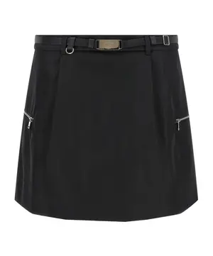 Belted Mini Skirts