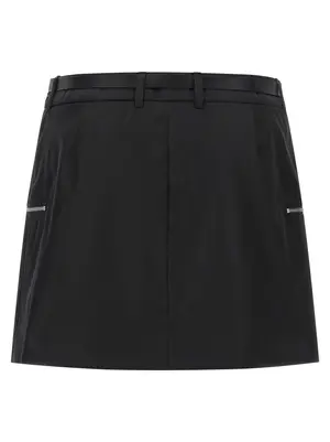 Prada Belted Mini Skirt