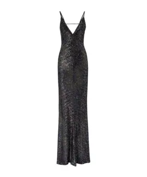 Missoni Sequin-embellished V-neck Maxi Dress