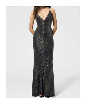 Missoni Sequin-embellished V-neck Maxi Dress