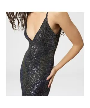 Missoni Sequin-embellished V-neck Maxi Dress