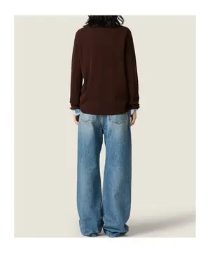 Miu Miu Five-pocket Washed Denim Jeans