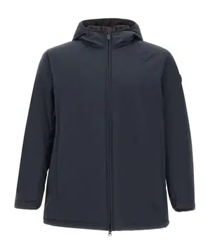 COLMAR Long-sleeve Hooded Padded Jacket - Blue