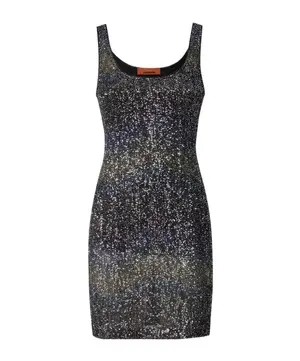 Missoni Sequin-embellished Zig-zag Mini Dress