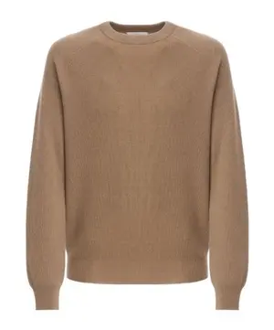 Malo Crew Neck In Luxury Cashmere - Camel