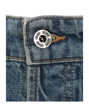 Miu Miu Five-pocket Straight-leg Denim Jeans - Navy Blue