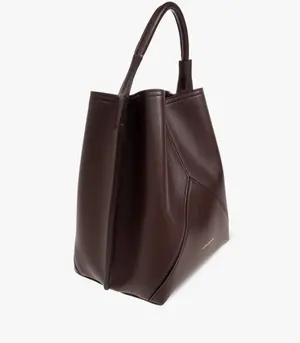 Victoria Beckham Geometric-paneled Leather Tote Bag