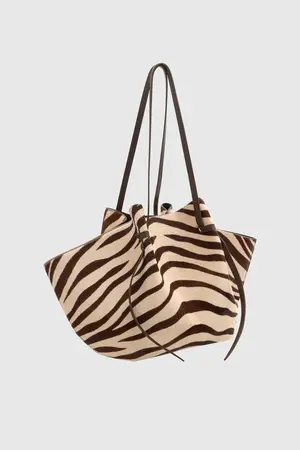 Yuzefi Large Mochi Savanna Pony Bag - Nude