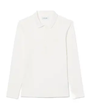 Lacoste Slim Fit L.12.d Stretch Mini Piqué Polo - White