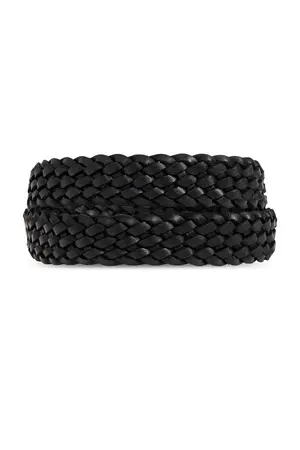 ANINE BING Braided Leather Belt