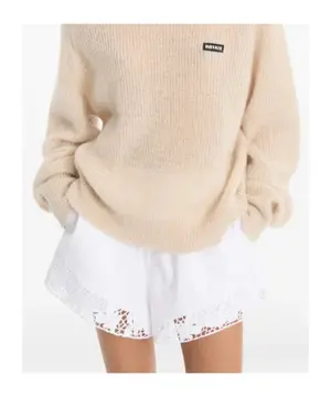 ROTATE BY BIRGER CHRISTENSEN Drawstring Lace Shorts