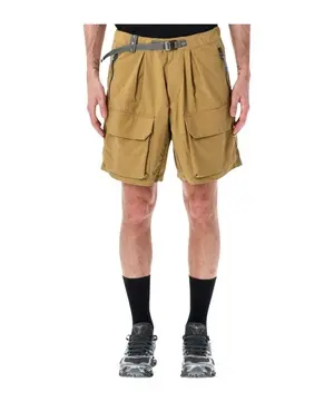 AND WANDER Belt-style Cargo Shorts - Multicolor