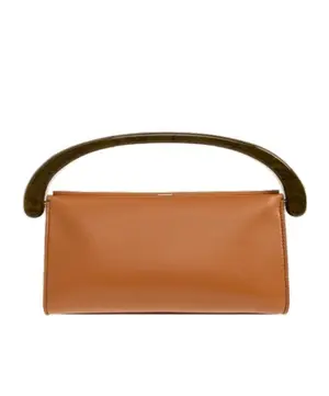 Dries Van Noten Top Handle Shoulder Bag - Orange