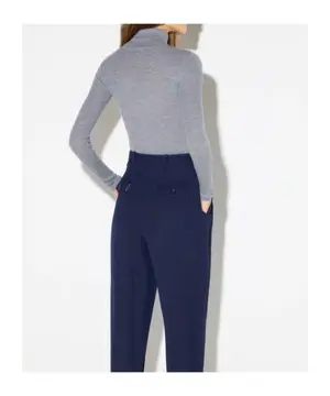 Elisabetta Franchi Ribbed Knit Turtleneck Top