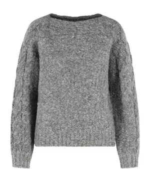Isabel Marant Étoile Ponara Braided Jumper - Grey