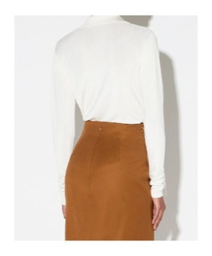 Elisabetta Franchi Viscose Yarn Bodysuit With Jewel Chain Detail