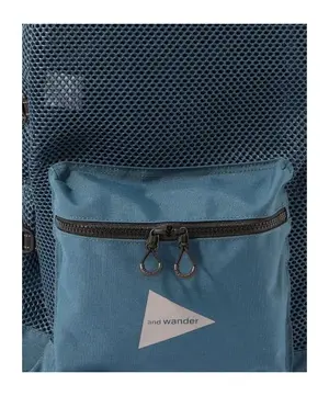 AND WANDER Mesh Patchwork Backpack