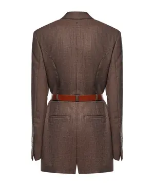 DONDUP Pleated Belted Jumpsuit