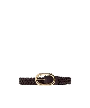 ANINE BING Woven Belt - Brown