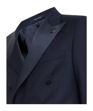 Tagliatore Satin Lapel Double-breasted Suit