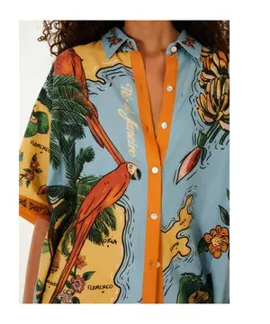 Farm Rio Button-down Shirt
