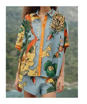 Farm Rio Button-down Shirt