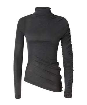 Pinko Ruched Asymmetric Top