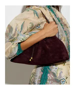 JIMMY CHOO Drawstring Bon Bon Bucket Shoulder Bag