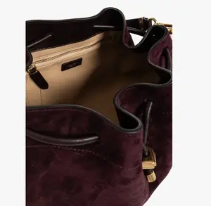 JIMMY CHOO Drawstring Bon Bon Bucket Shoulder Bag