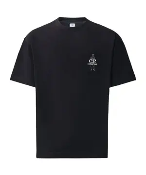 C.P. COMPANY Logo-embroidered T-shirt