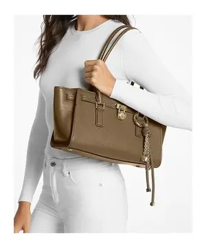 Michael Kors Hamilton Moderne Small Leather Satchel