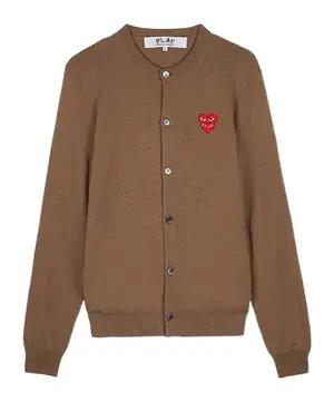 Comme Des Garçons Long-sleeved Knitwear - Brown