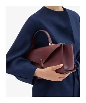 VALEXTRA Iside Editor Top Handle Medium Bag