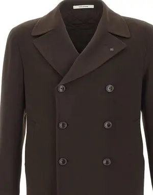 Tagliatore Double-breasted Wool Coat