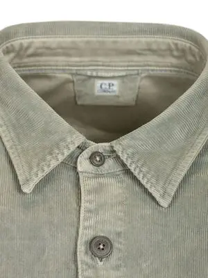 C.P. COMPANY Corduroy Long Sleeve Button Lens Shirt