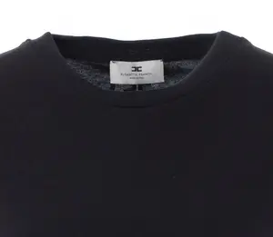 Elisabetta Franchi Short-sleeved T-shirt With Gold Buckle Detail
